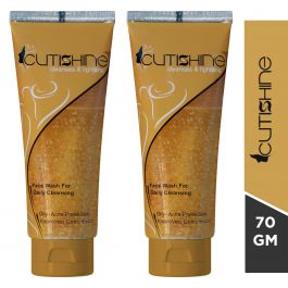 Buy Pack of 2 Cutishine Face Wash For Acne & Oily Skin online